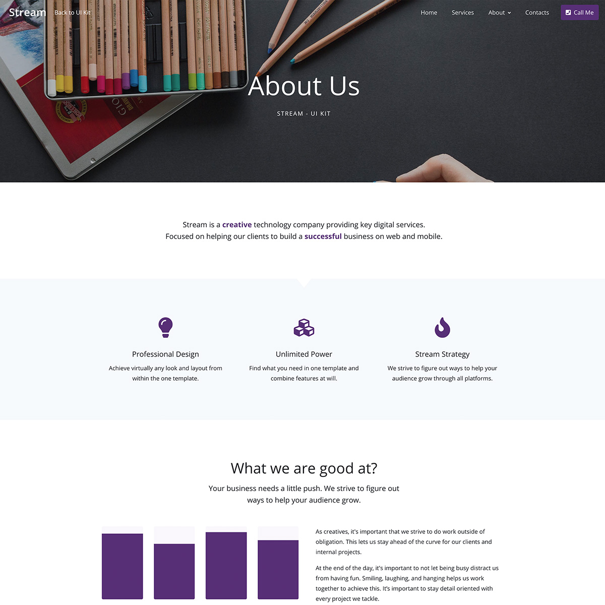 Free Download: Stream - Bootstrap 4 UI Kit