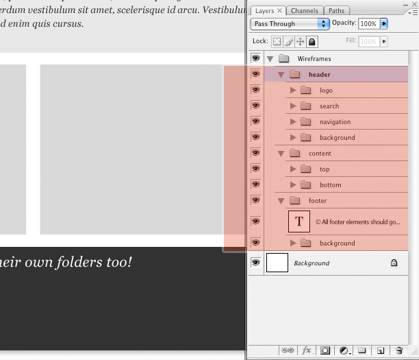 How to Effectively Organize your Photoshop Layers